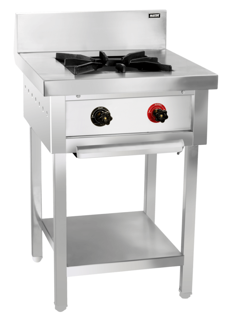 SINGLE BURNER GAS RANGE WITH SPLASH-BACK - Restaurant.Store